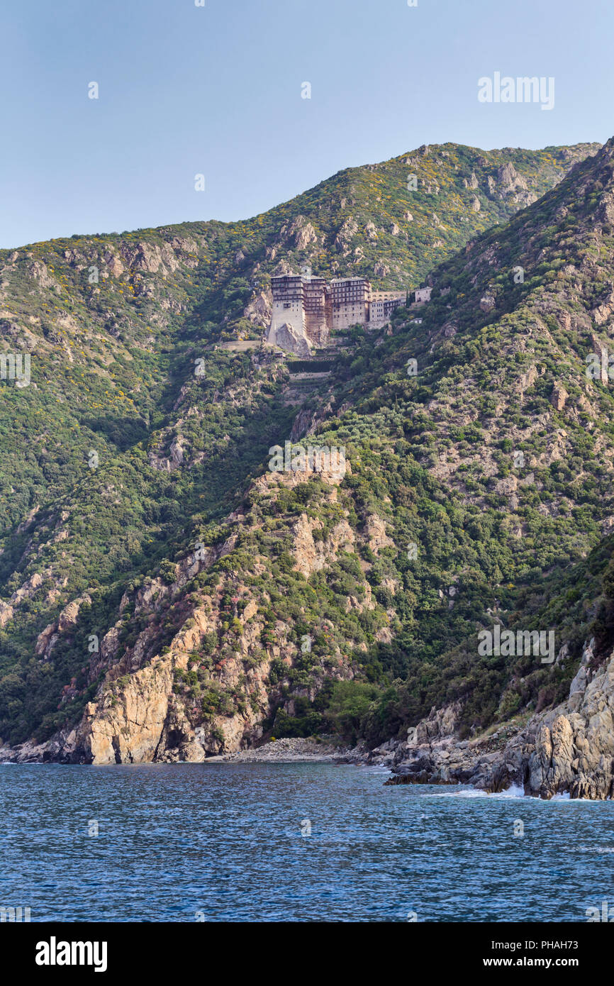 Simonopetra monastery, Simonos Petra, Mount Athos, Athos peninsula ...