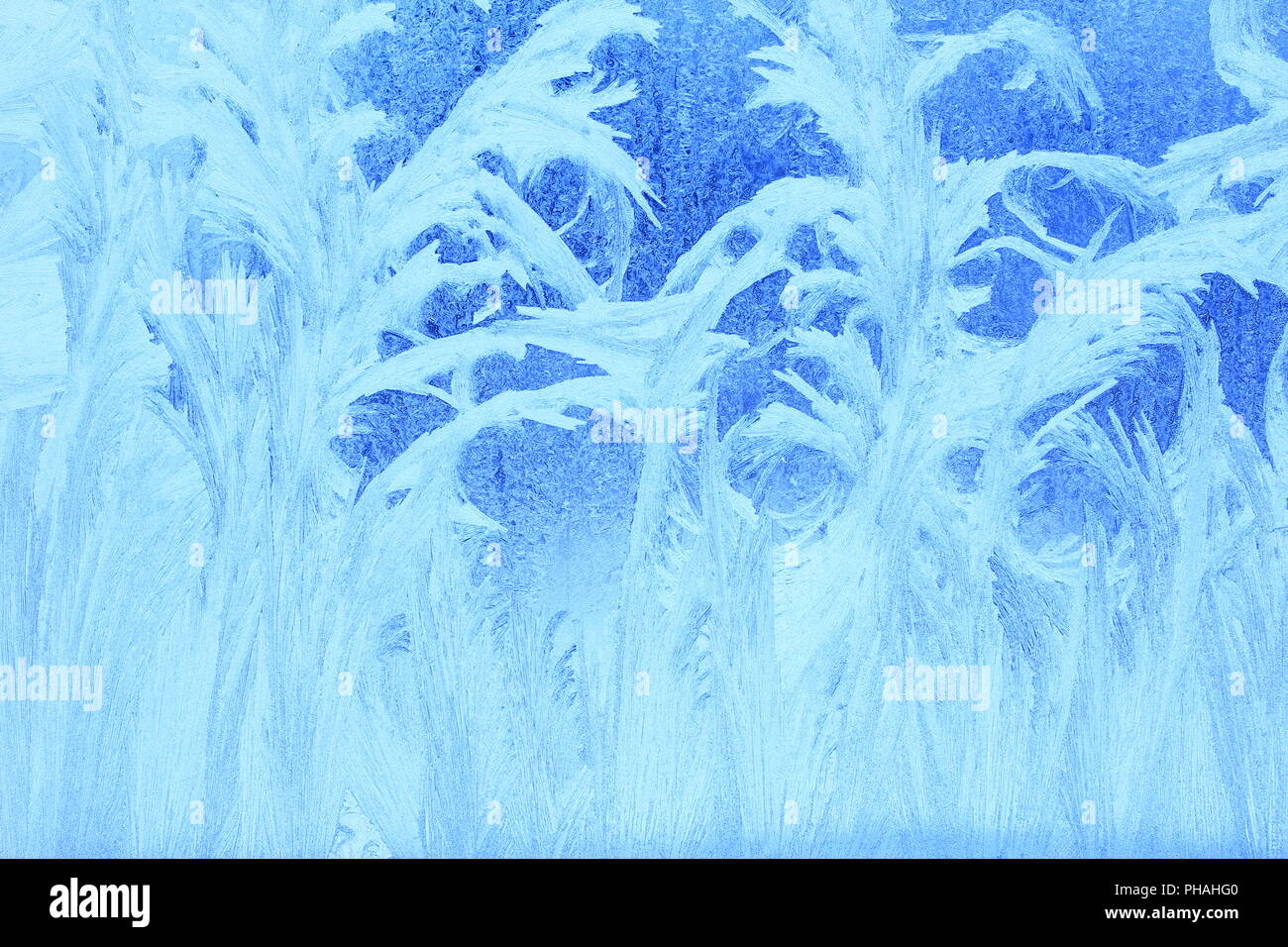 Frost pattern close up hi-res stock photography and images - Alamy