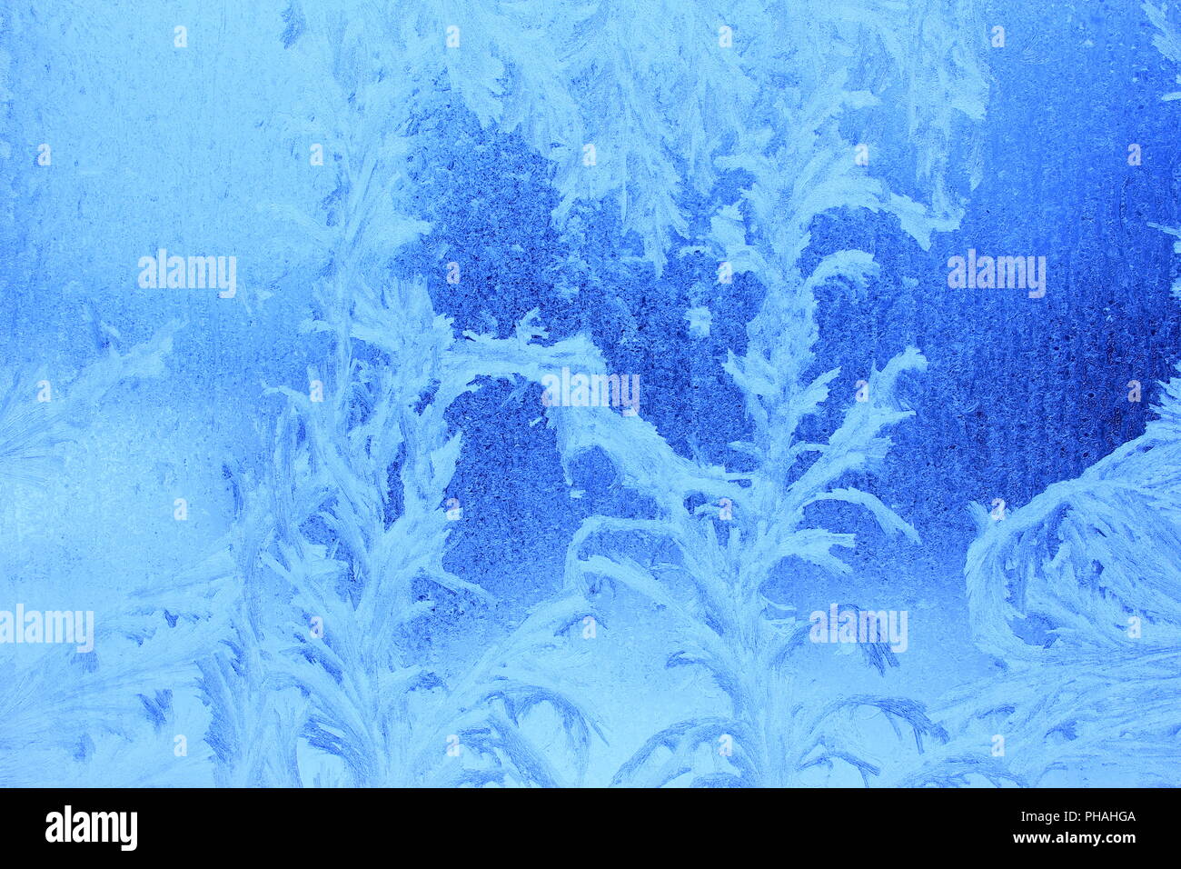 Frost pattern close up hi-res stock photography and images - Alamy