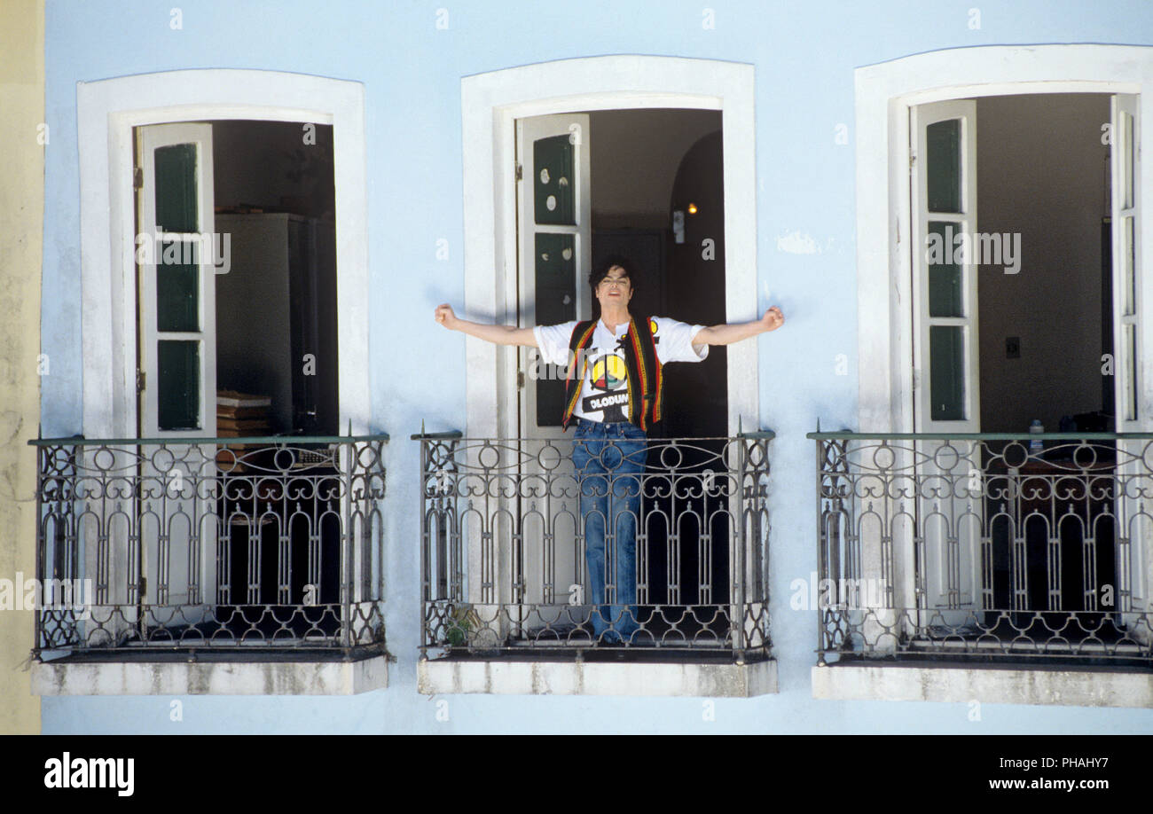 Michael Jackson on 01.02.1996 in Rio / Salvador. | usage worldwide ...