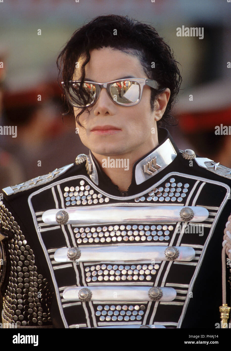 Michael Jackson on 01.08.1994 in Budapest. | usage worldwide Stock ...