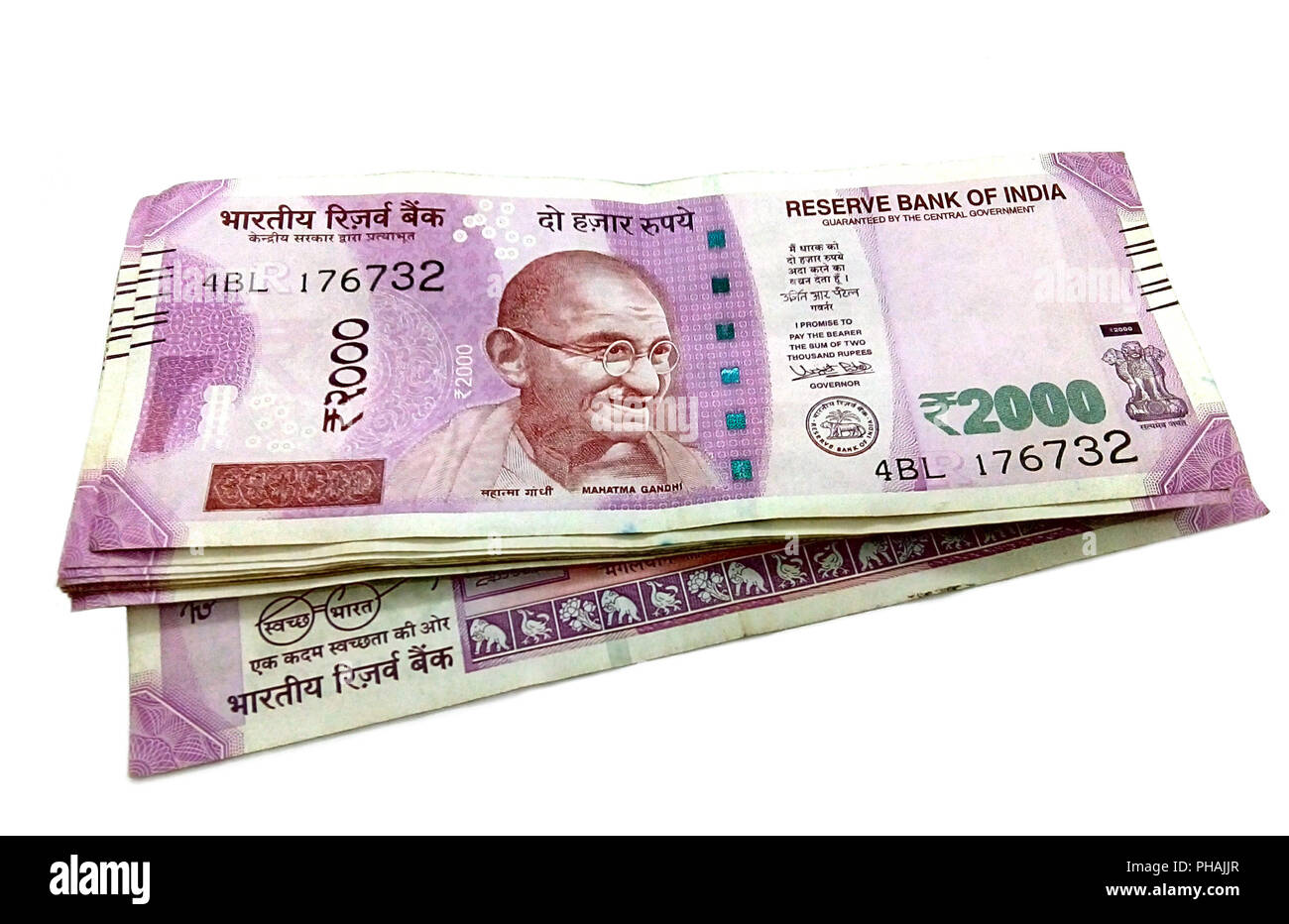 Closeup rupees paper notes Cut Out Stock Images & Pictures - Alamy
