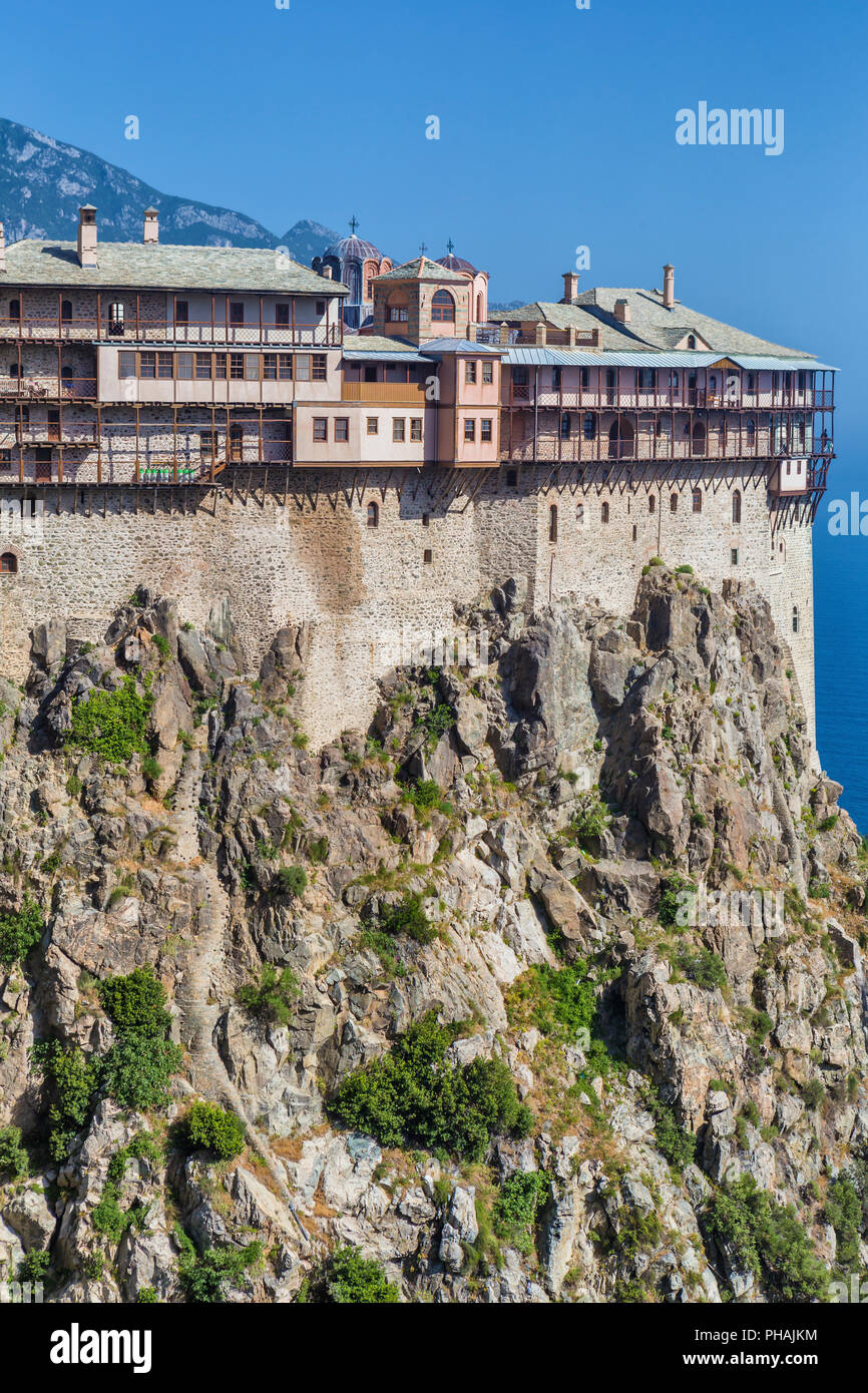 Simonopetra monastery, Simonos Petra, Mount Athos, Athos peninsula ...