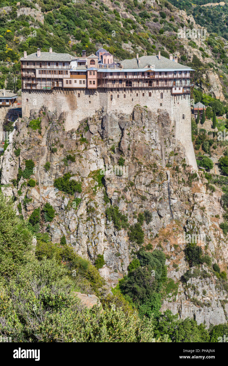 Simonopetra monastery, Simonos Petra, Mount Athos, Athos peninsula ...