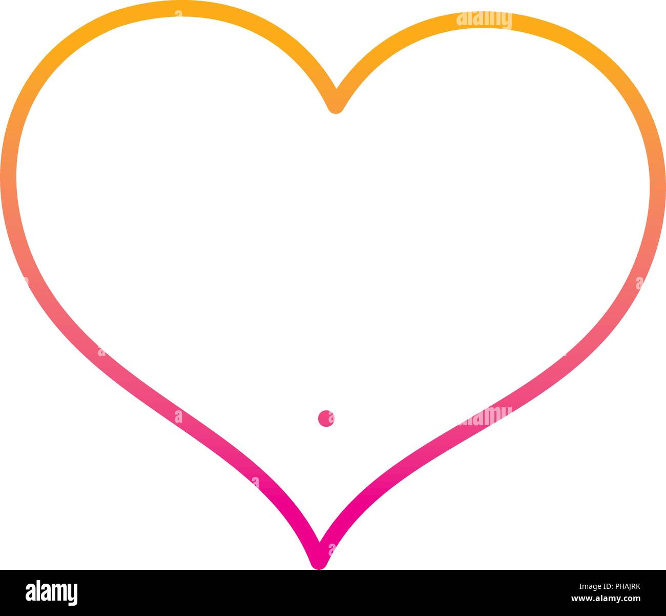 degraded line art heart graphic shape design vector illustration Stock ...