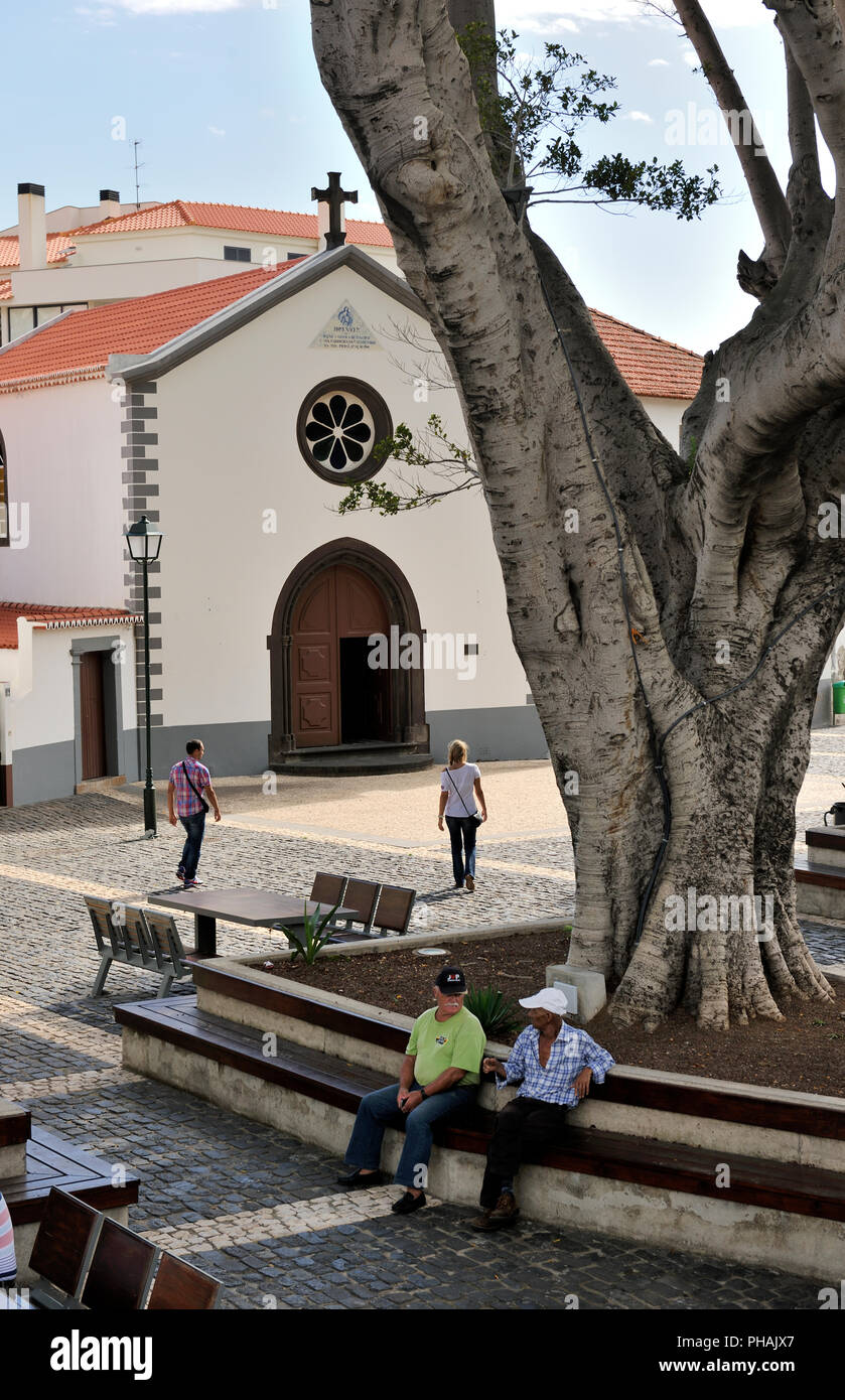 Machico, the first capital of Madeira island, in the 15th century ...