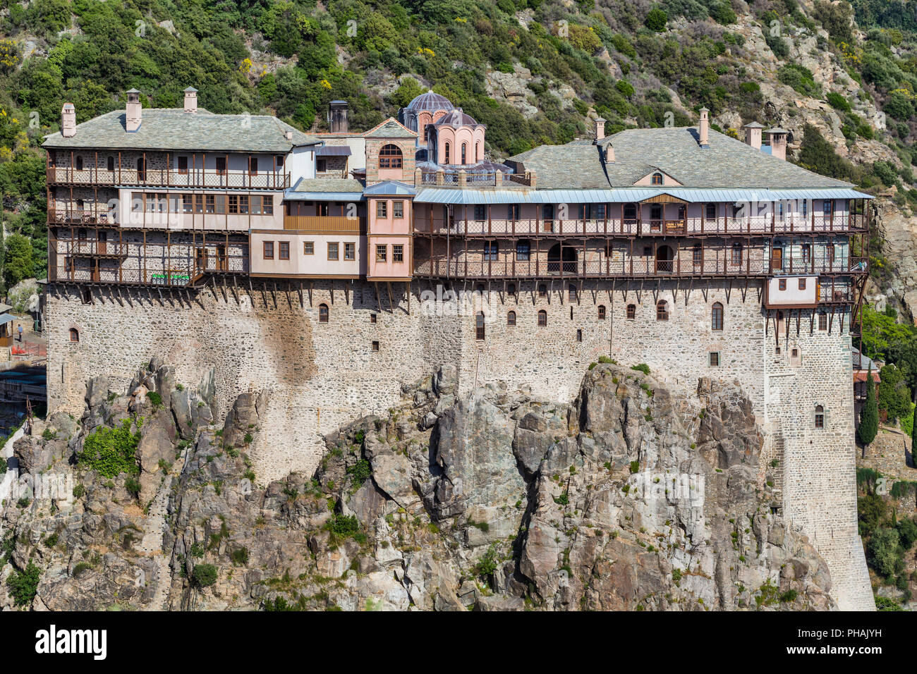 Simonopetra monastery, Simonos Petra, Mount Athos, Athos peninsula ...