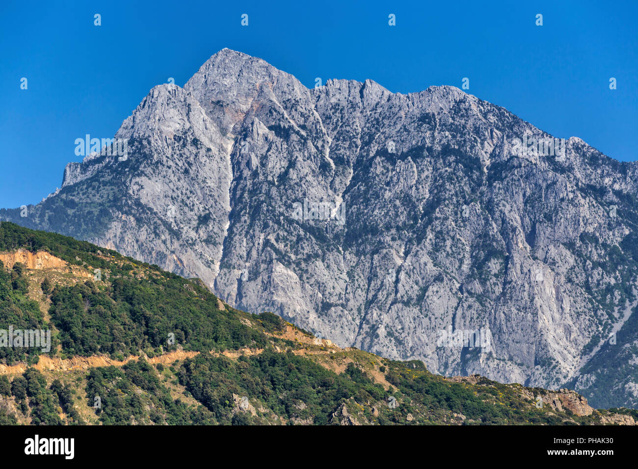 Mount Athos, Athos peninsula, Greece Stock Photo - Alamy