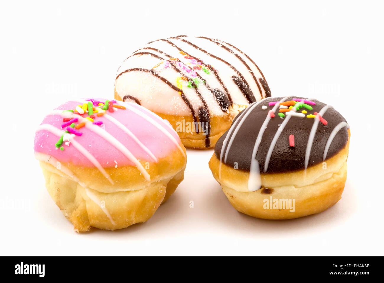 Homemade doughnuts with icing Stock Photo - Alamy