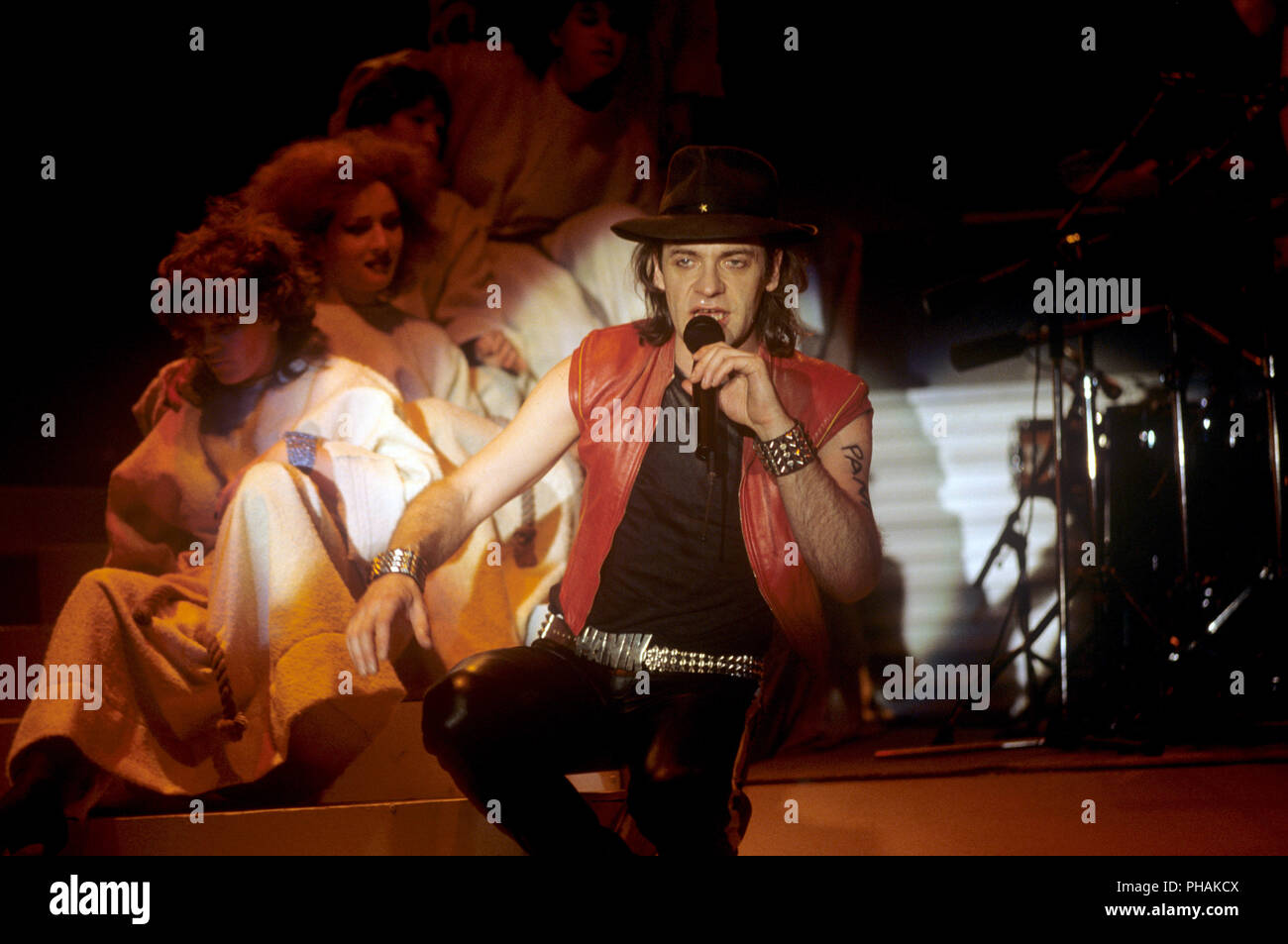 Udo Lindenberg on 25.02.1983. | usage worldwide Stock Photo - Alamy
