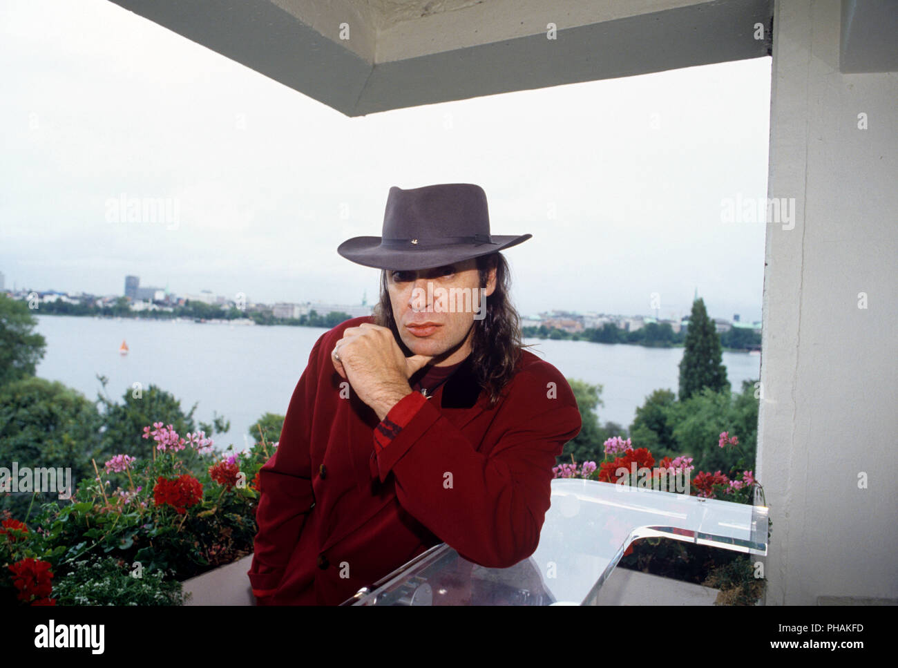 Udo Lindenberg on 05.09.1991 in Hamburg. | usage worldwide Stock Photo ...