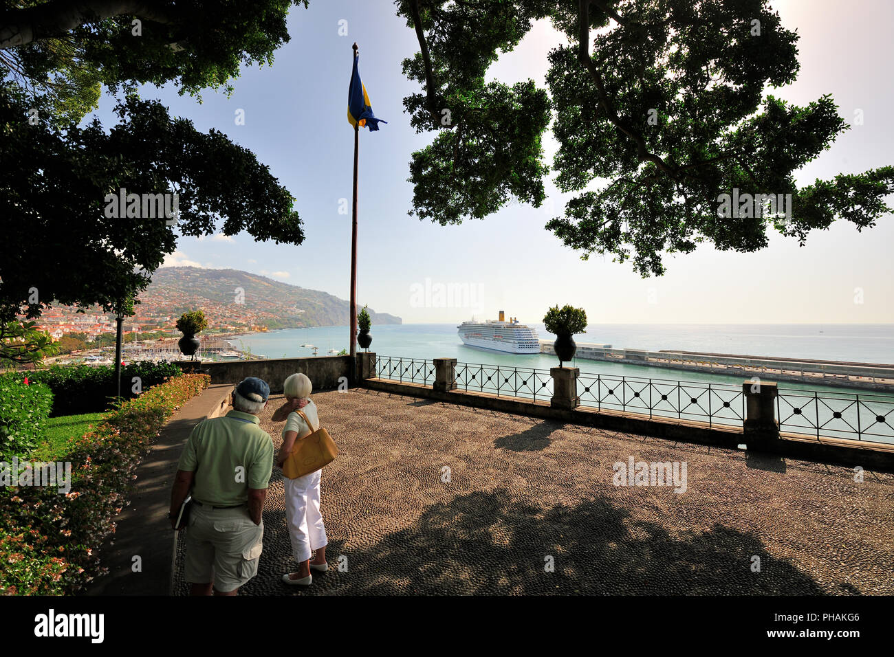 Quinta Vigia garden . Funchal, Madeira island. Portugal Stock Photo - Alamy