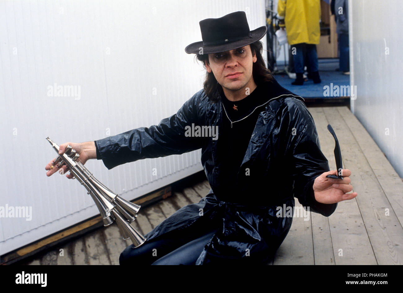 Udo Lindenberg on 01.08.1987 in Berlin. | usage worldwide Stock Photo ...