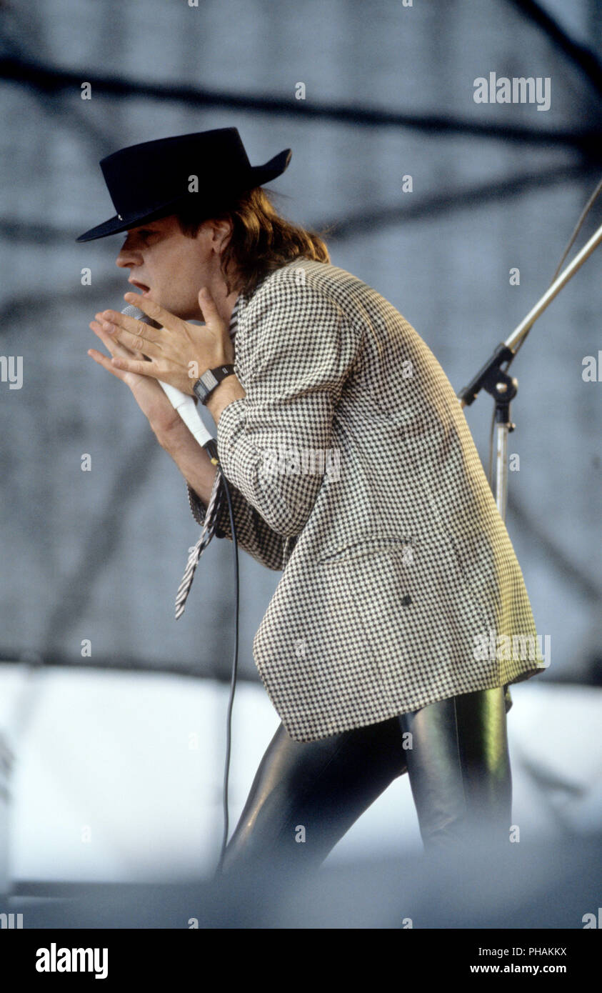 Udo Lindenberg on 06.06.1987 in Adenau. | usage worldwide Stock Photo ...