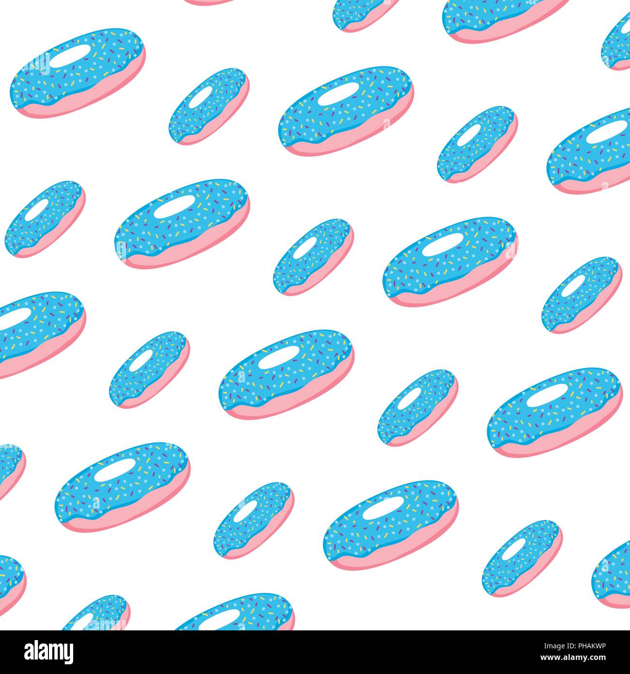 tasty sweet donut dessert background vector illustration Stock Vector ...