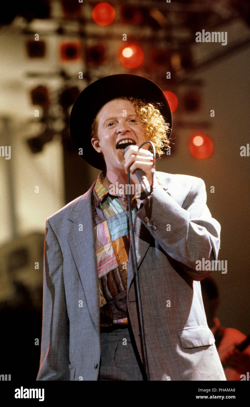 Mick Hucknall (Simply Red) on 15.06.1986 in München / Munich. | usage ...