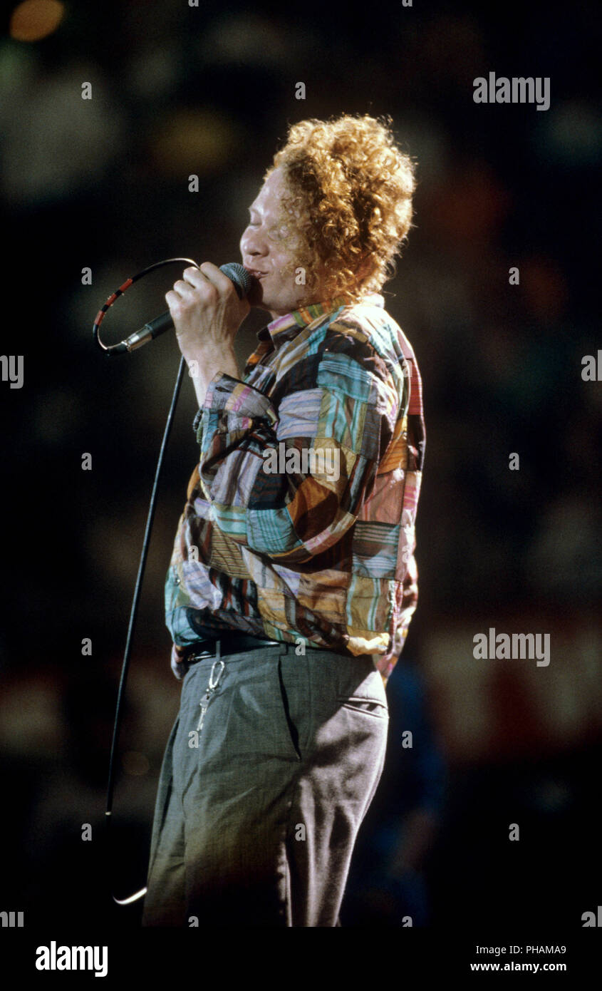 Mick Hucknall (Simply Red) on 15.06.1986 in München / Munich. | usage ...