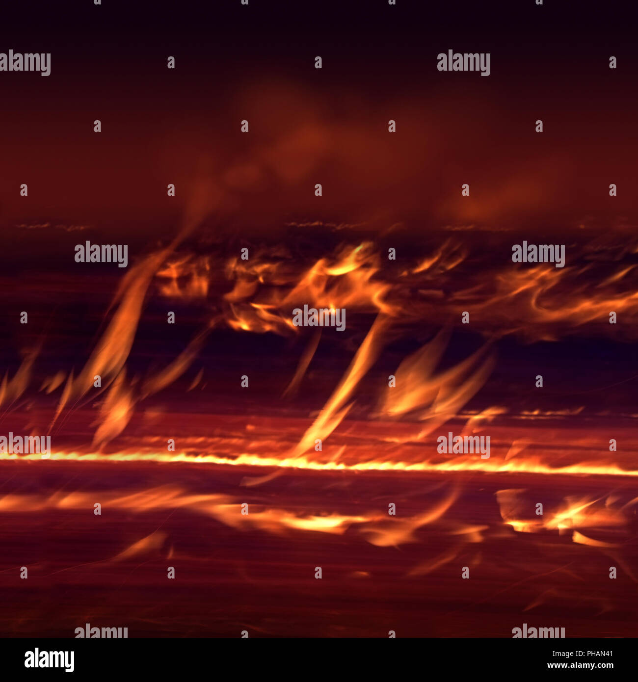 Inferno of flames Stock Photo - Alamy