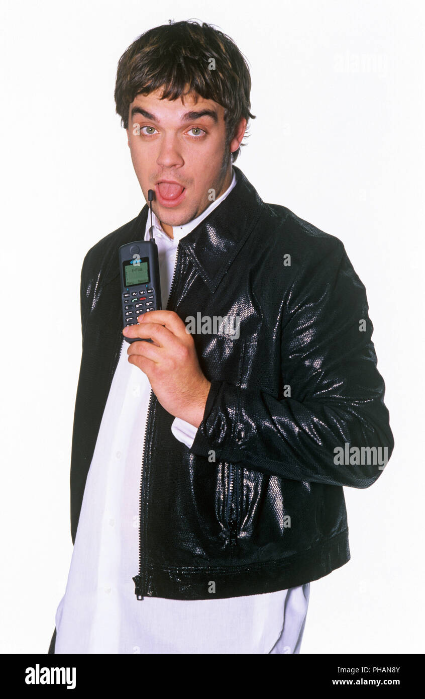 Robbie Williams on 10.07.1996 in München / Munich. | usage worldwide ...