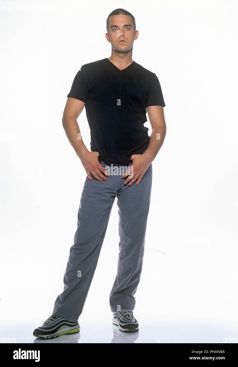 Robbie Williams on 01.09.1997 in München / Munich. | usage worldwide ...