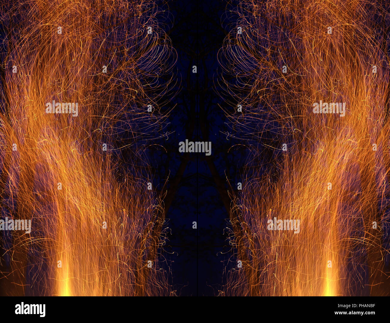 Flying sparks hi-res stock photography and images - Alamy