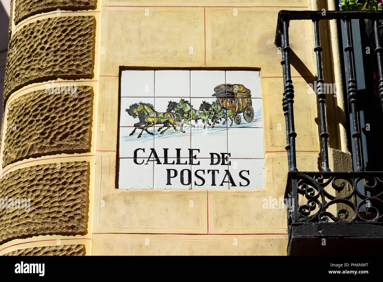 Ceramic tile sign hi-res stock photography and images - Alamy