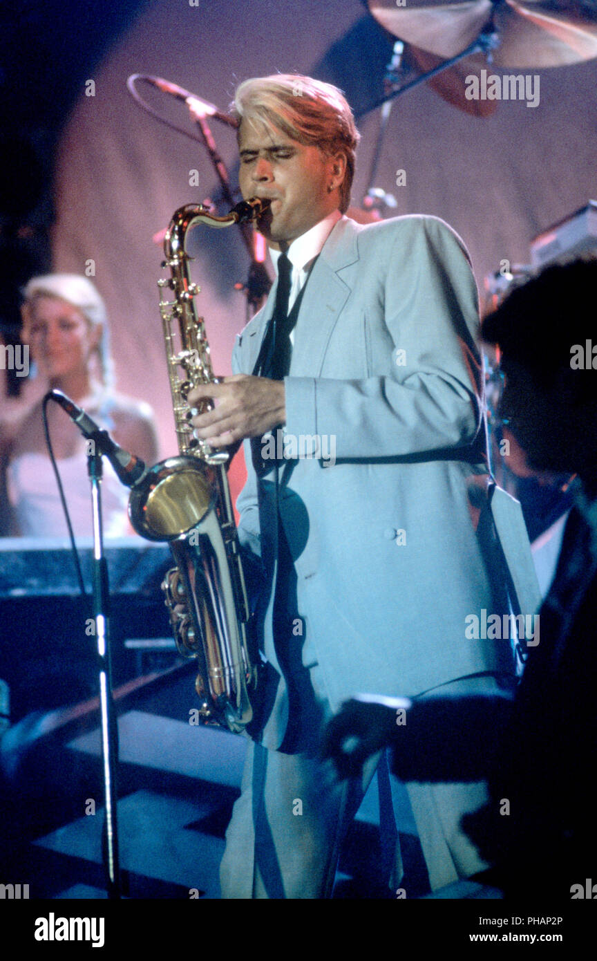 Spandau Ballet (Steve Norman) on 23.03.1983 in München / Munich ...