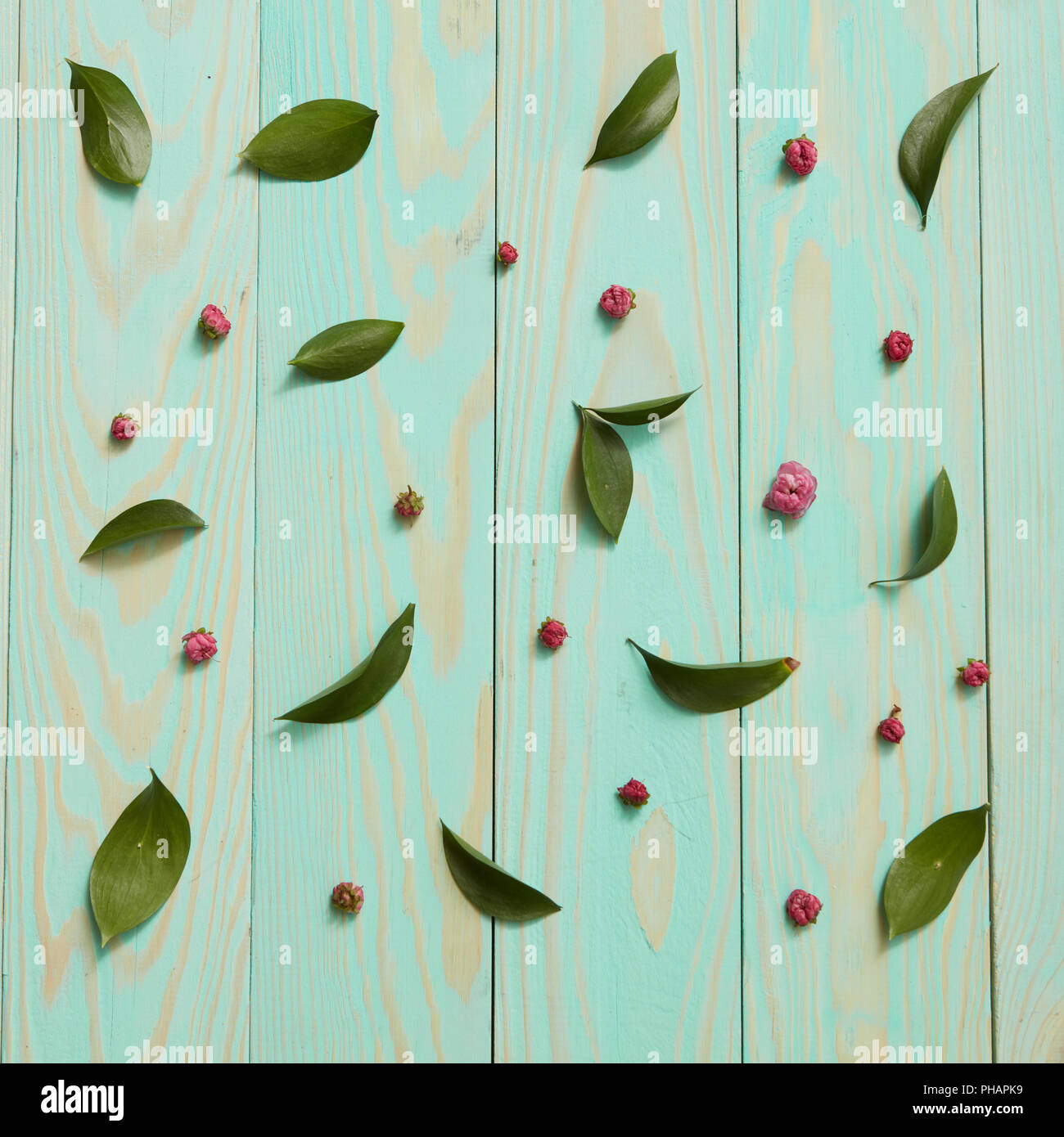 Background decorated leaves flowers Stock Photo - Alamy