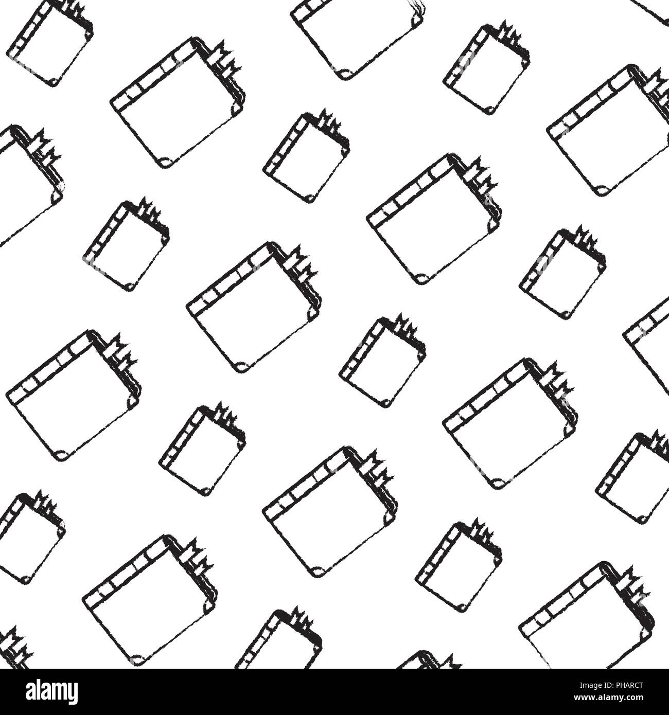 grunge book education school tool background vector illustration Stock ...