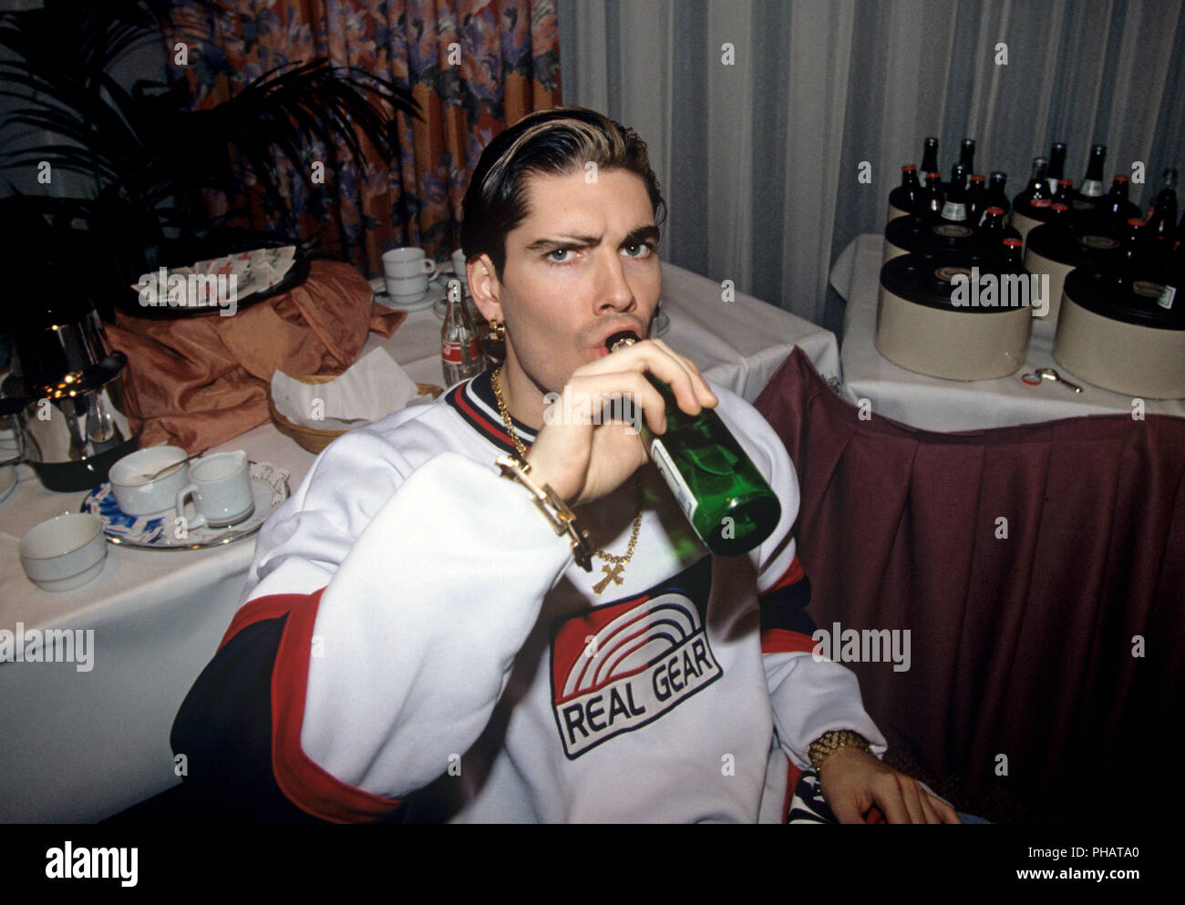 Boyzone (Shane Lynch) on 16.01.1997 in Frankfurt am Main. | usage ...