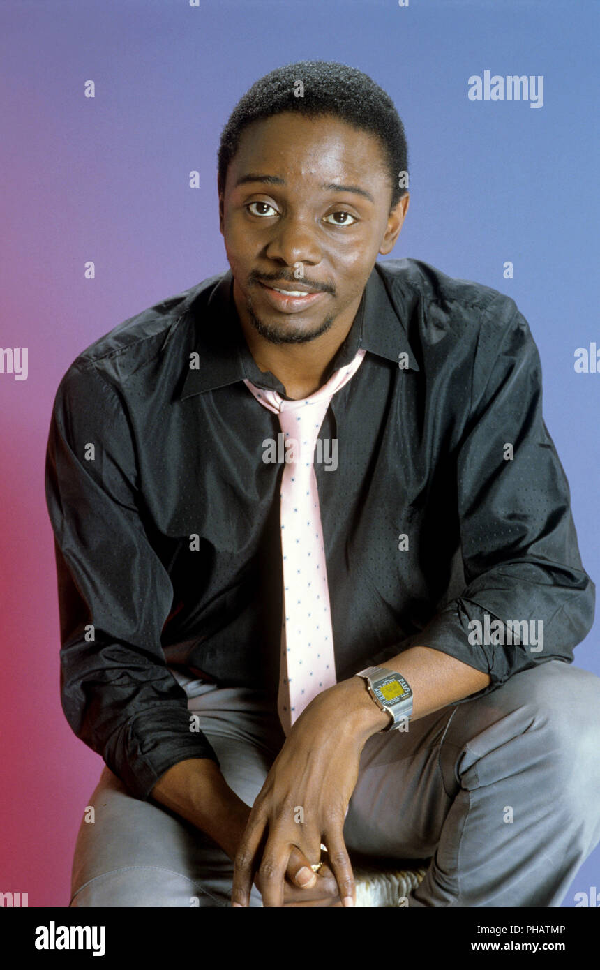 Philip Bailey on 15.03.1985. | usage worldwide Stock Photo - Alamy