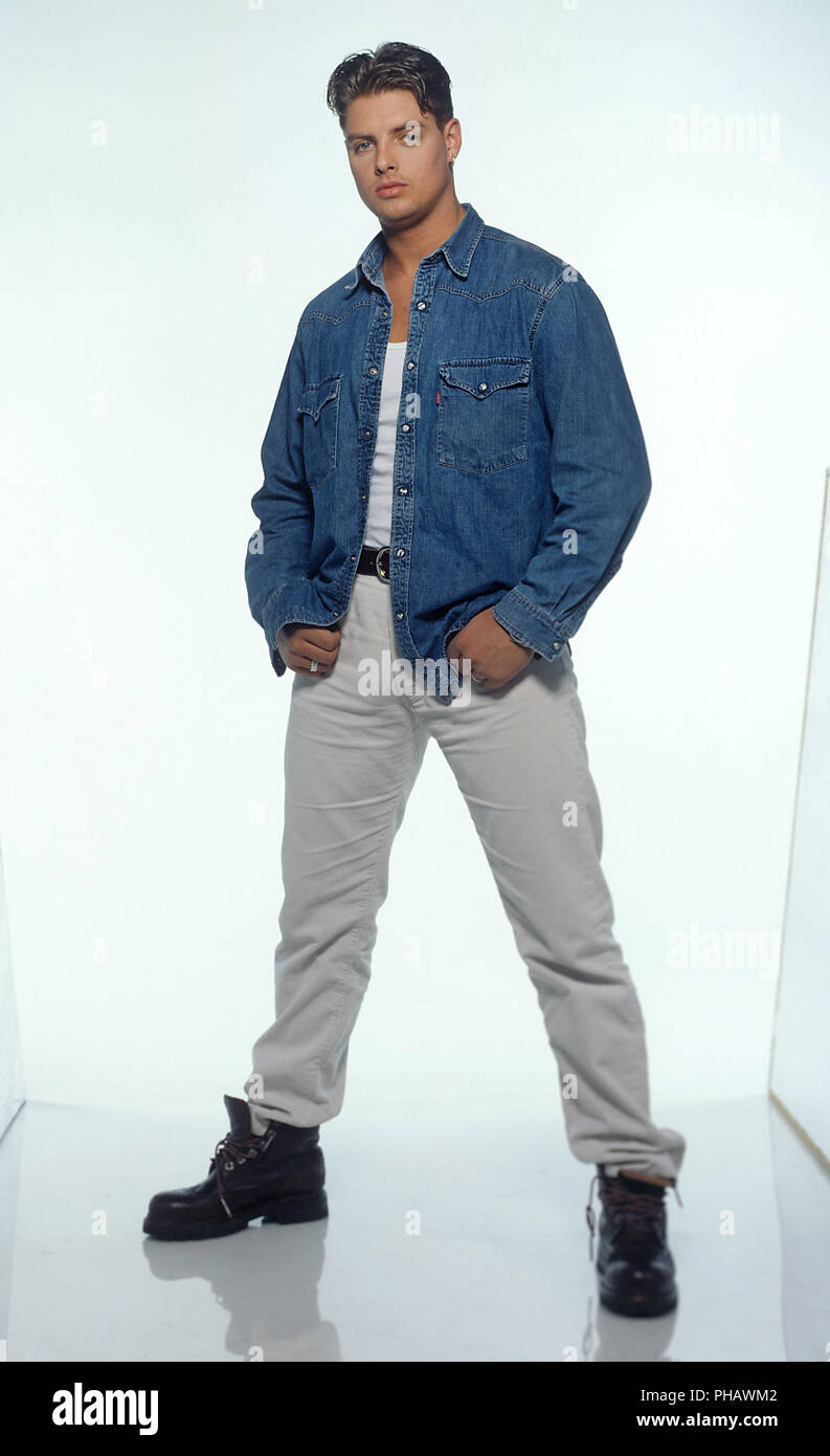 Boyzone (Keith Duffy) on 09.03.1995 in München / Munich. | usage ...