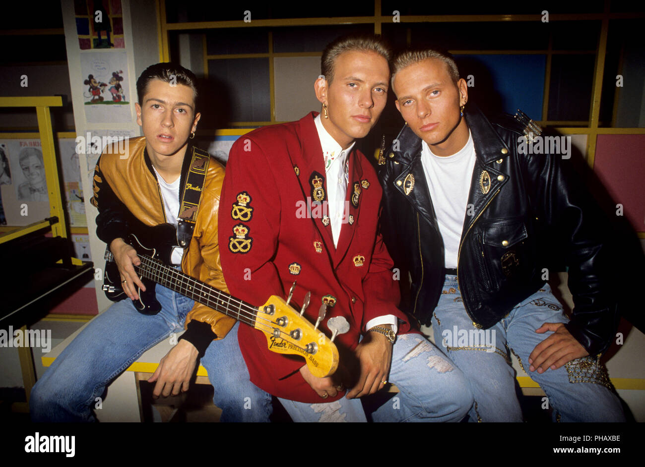 Bros on 22.09.1988 in Paris. | usage worldwide Stock Photo - Alamy