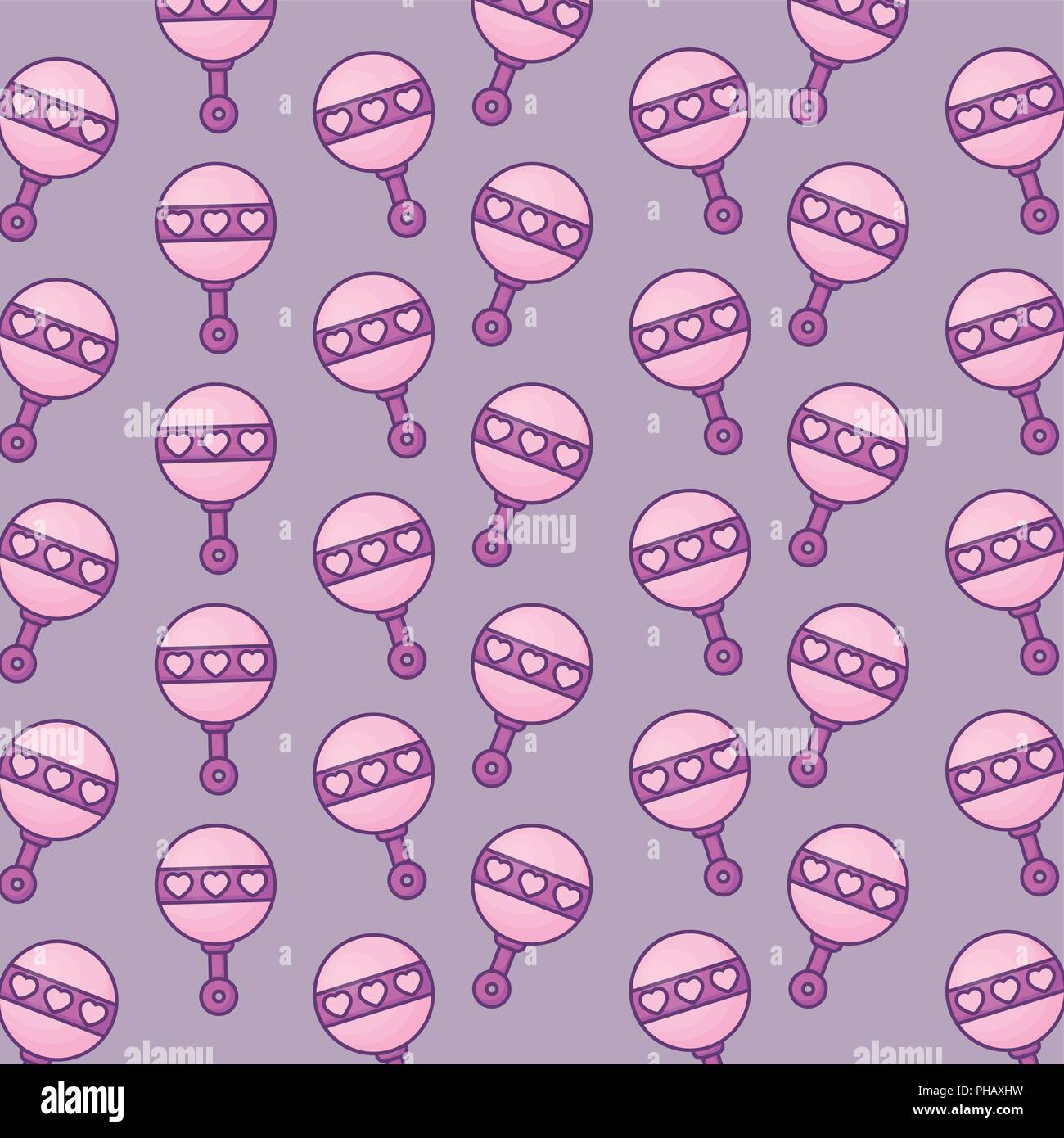 background of rattle toy pattern, vector illustration Stock Vector ...