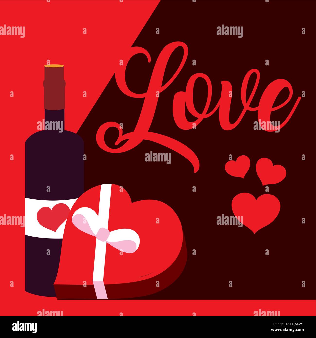 Cute love cartoons vector illustration graphic design Stock Vector ...