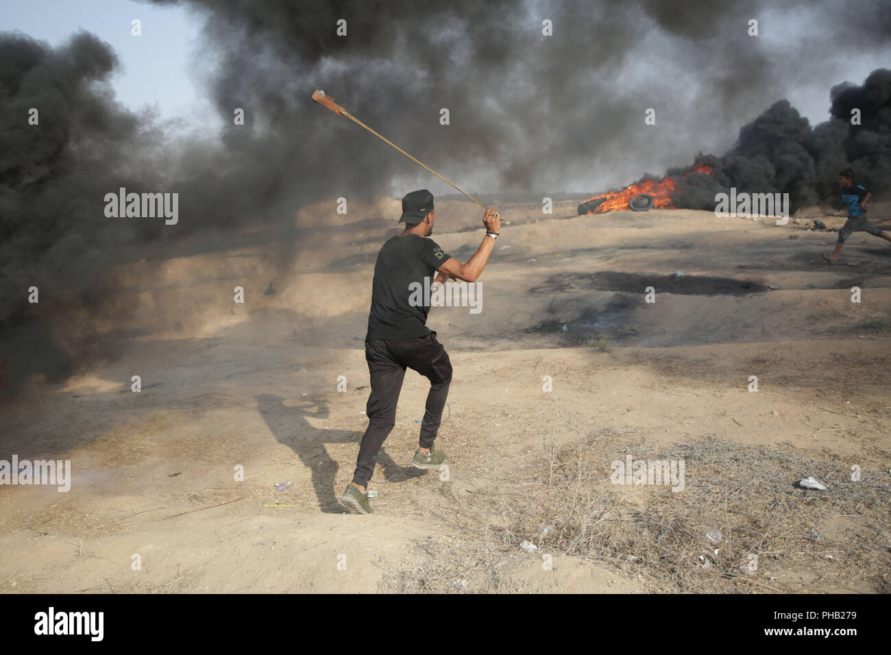 Central Eastern Border Of The Ga, The Gaza Strip, Palestine. 31st Aug ...