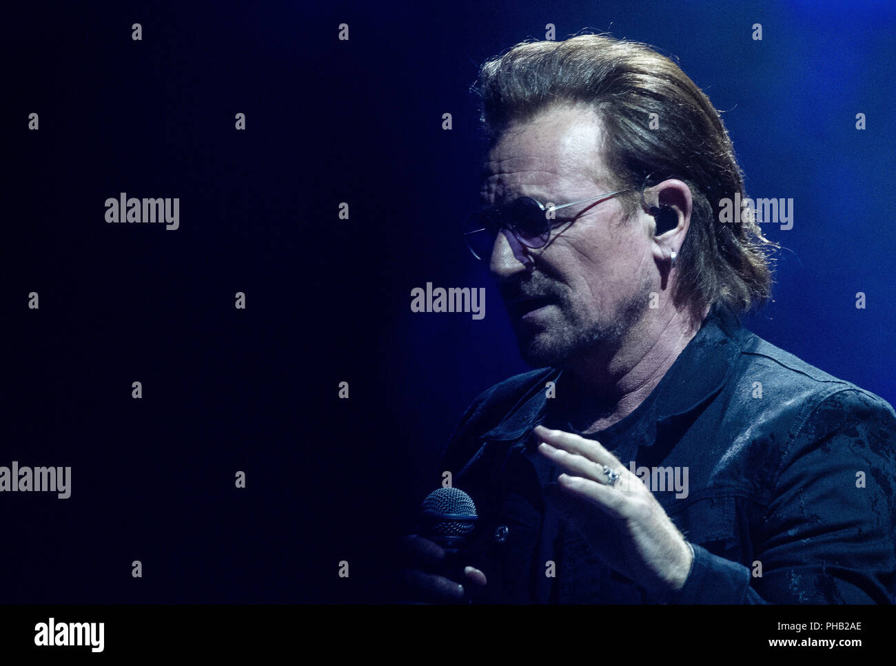 Berlin, Germany. 31st Aug, 2018. Paul David Hewson (Bono), singer of ...