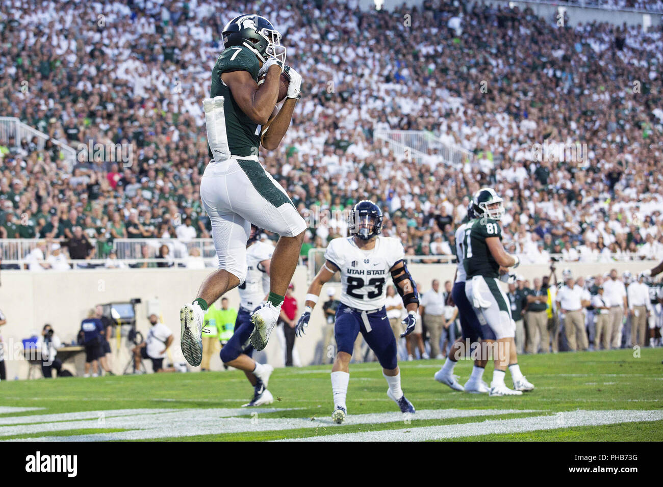 East Lansing, Michigan, USA. 31st Aug, 2018. Michigan State wide ...