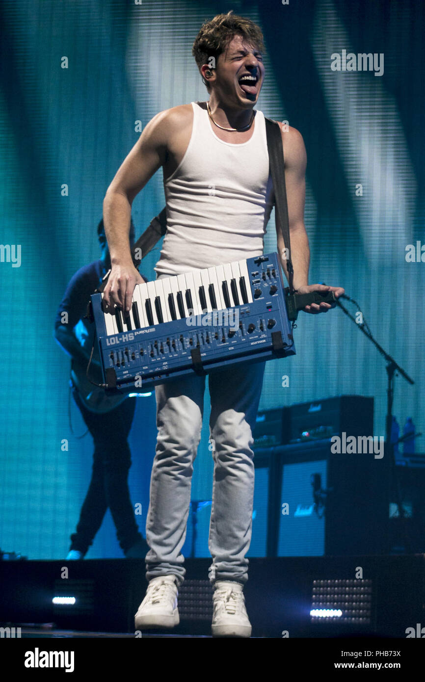 Tampa, Florida, USA. 31st Aug, 2018. CHARLIE PUTH performs at the ...