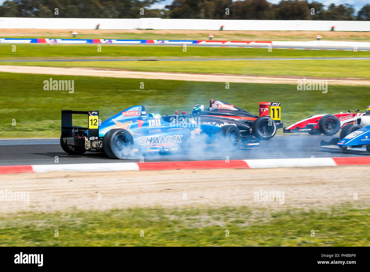 MELBOURNE, AUSTRALIA – SEPTEMBER 1: Josh Smith crashes his Shamick ...