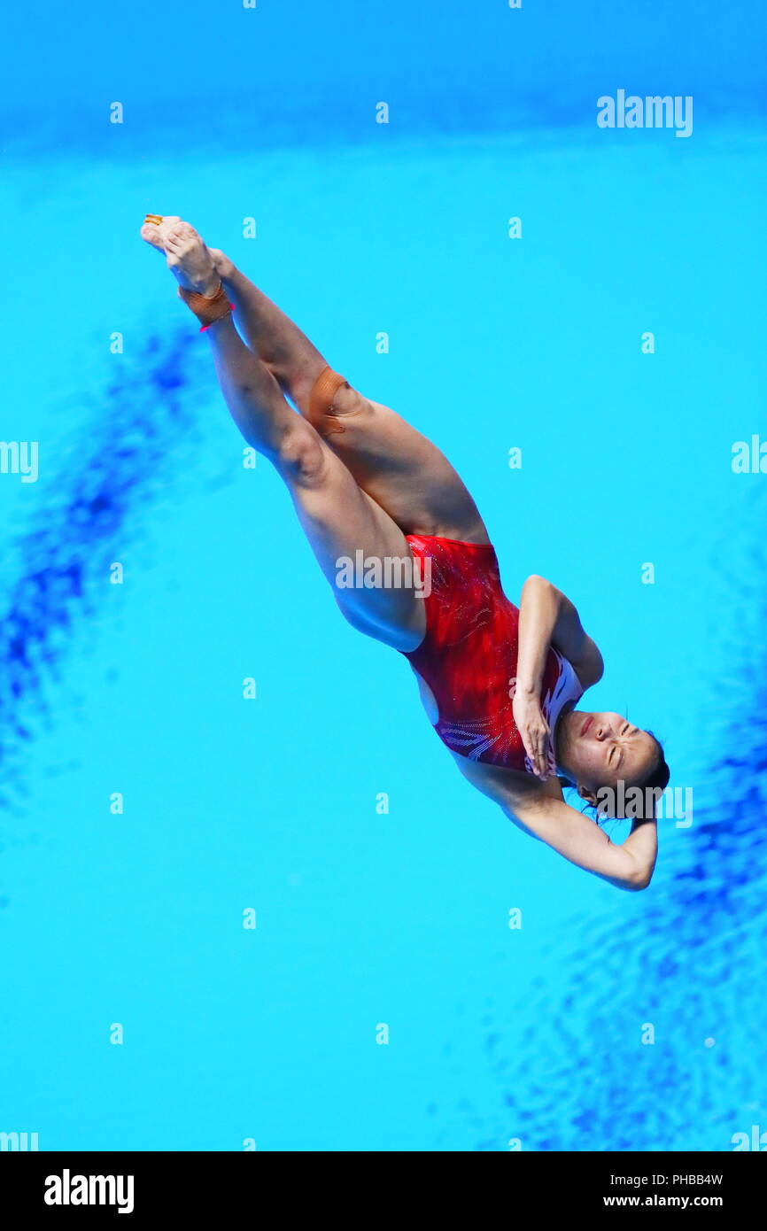Wang Han (CHN), AUGUST 31, 2018 - Diving : Women's 1m Springboard Final ...