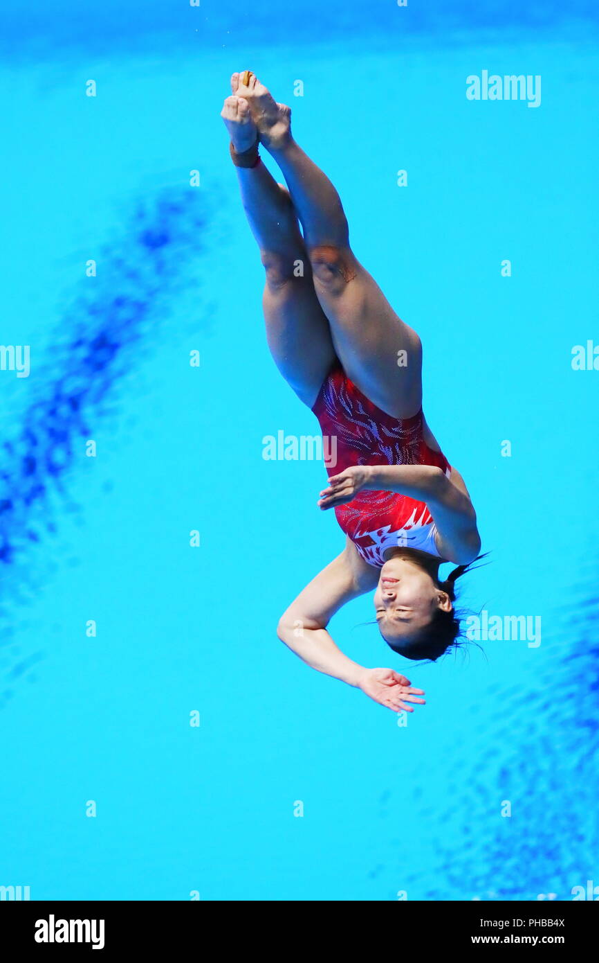 Wang Han (CHN), AUGUST 31, 2018 - Diving : Women's 1m Springboard Final ...