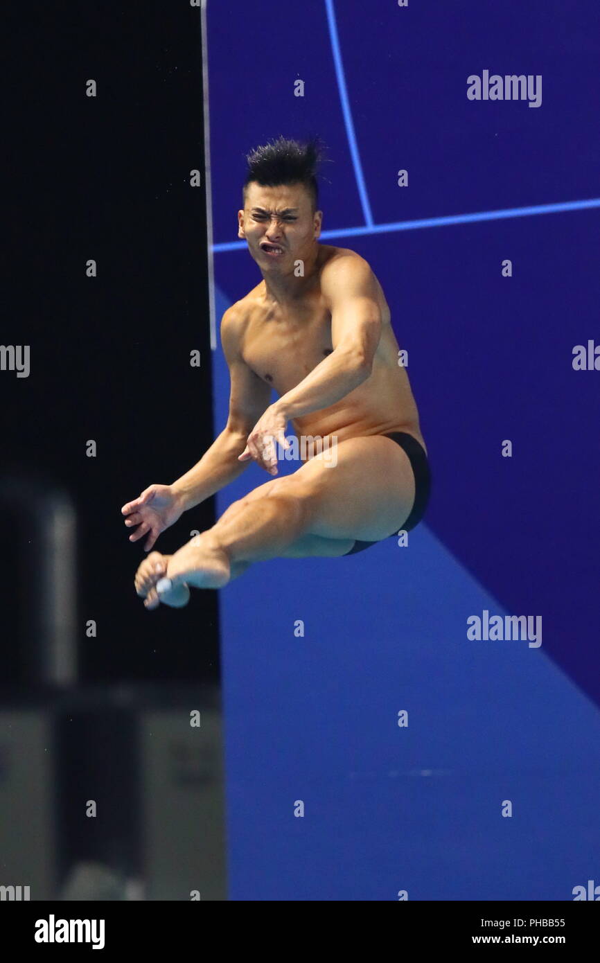 Ken Terauchi, AUGUST 31, 2018 - Diving : Men's 3m Springboard Final at ...