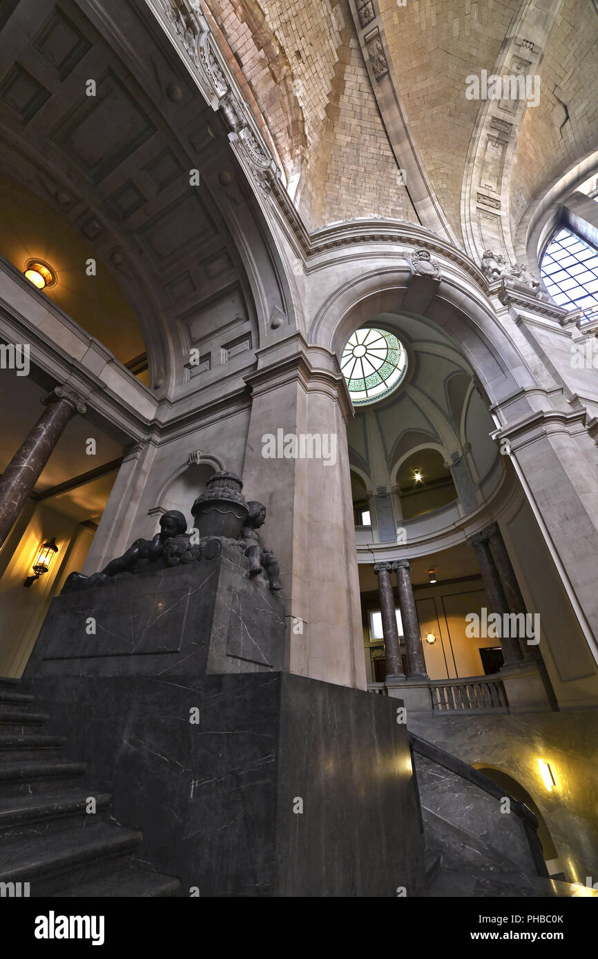 town hall Hannover, indoor Stock Photo - Alamy
