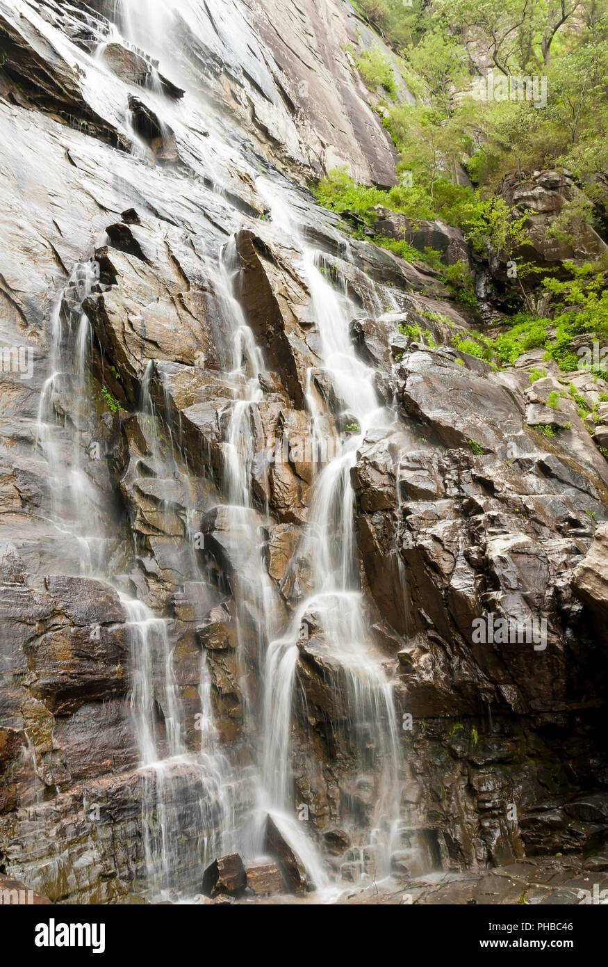 The Falls At Chimney Rock