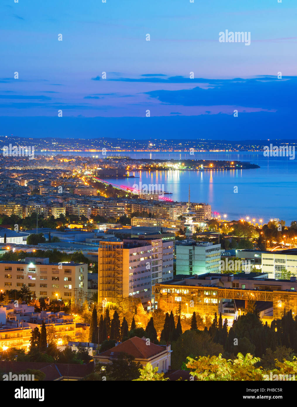 Top view of Thessaloniki, Greece Stock Photo - Alamy