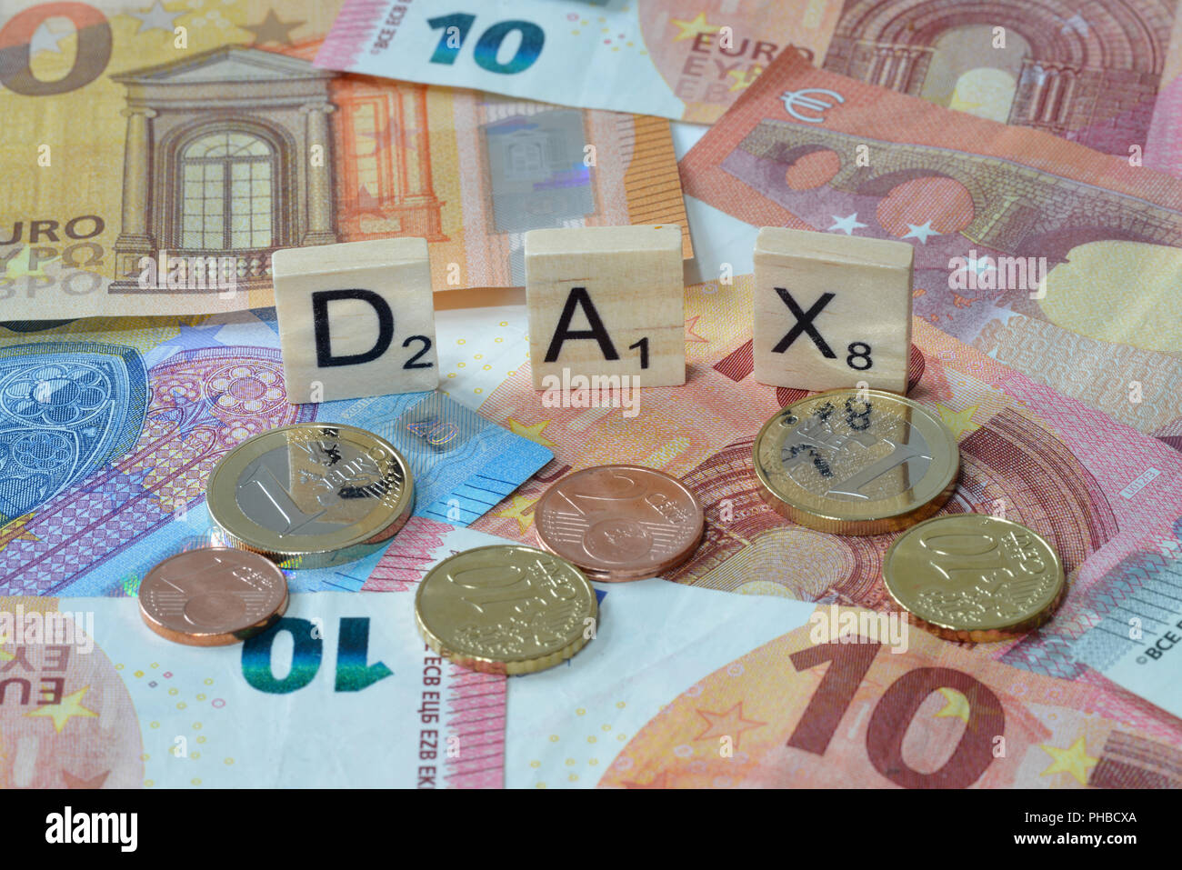 Dax letter hi-res stock photography and images - Alamy