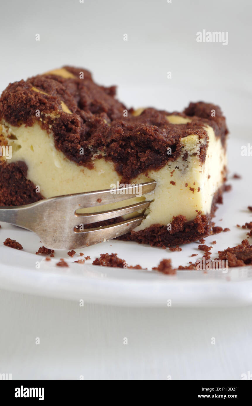 russian chocolate curd cake Stock Photo - Alamy