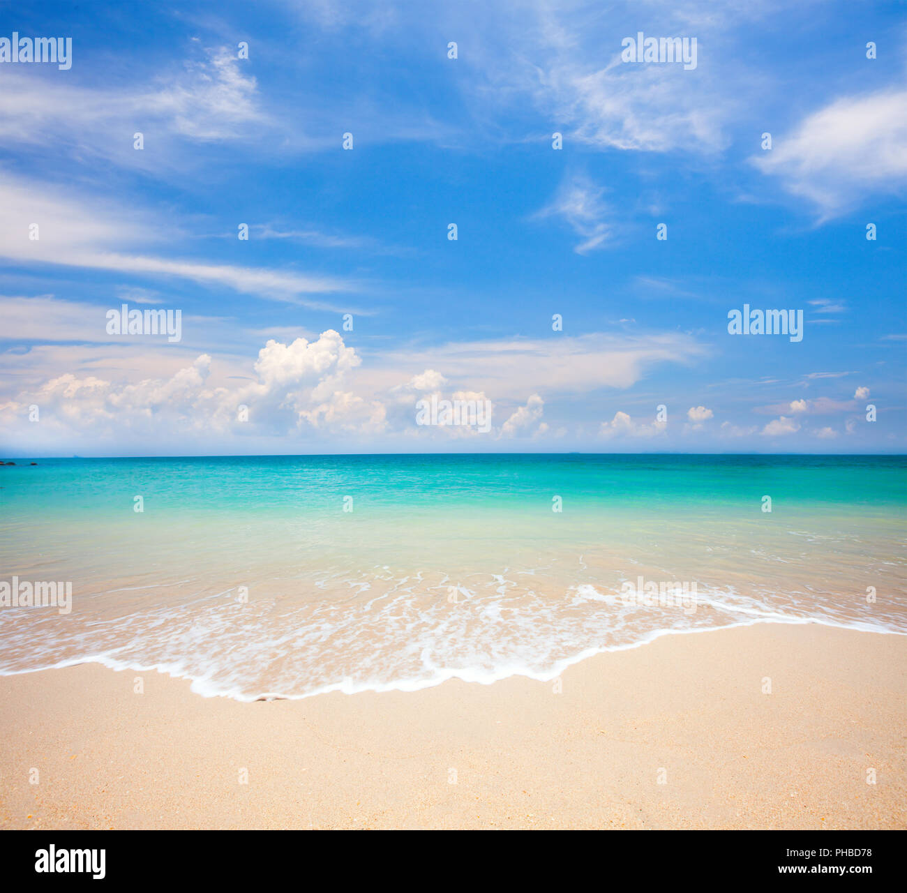 beach and tropical sea Stock Photo - Alamy