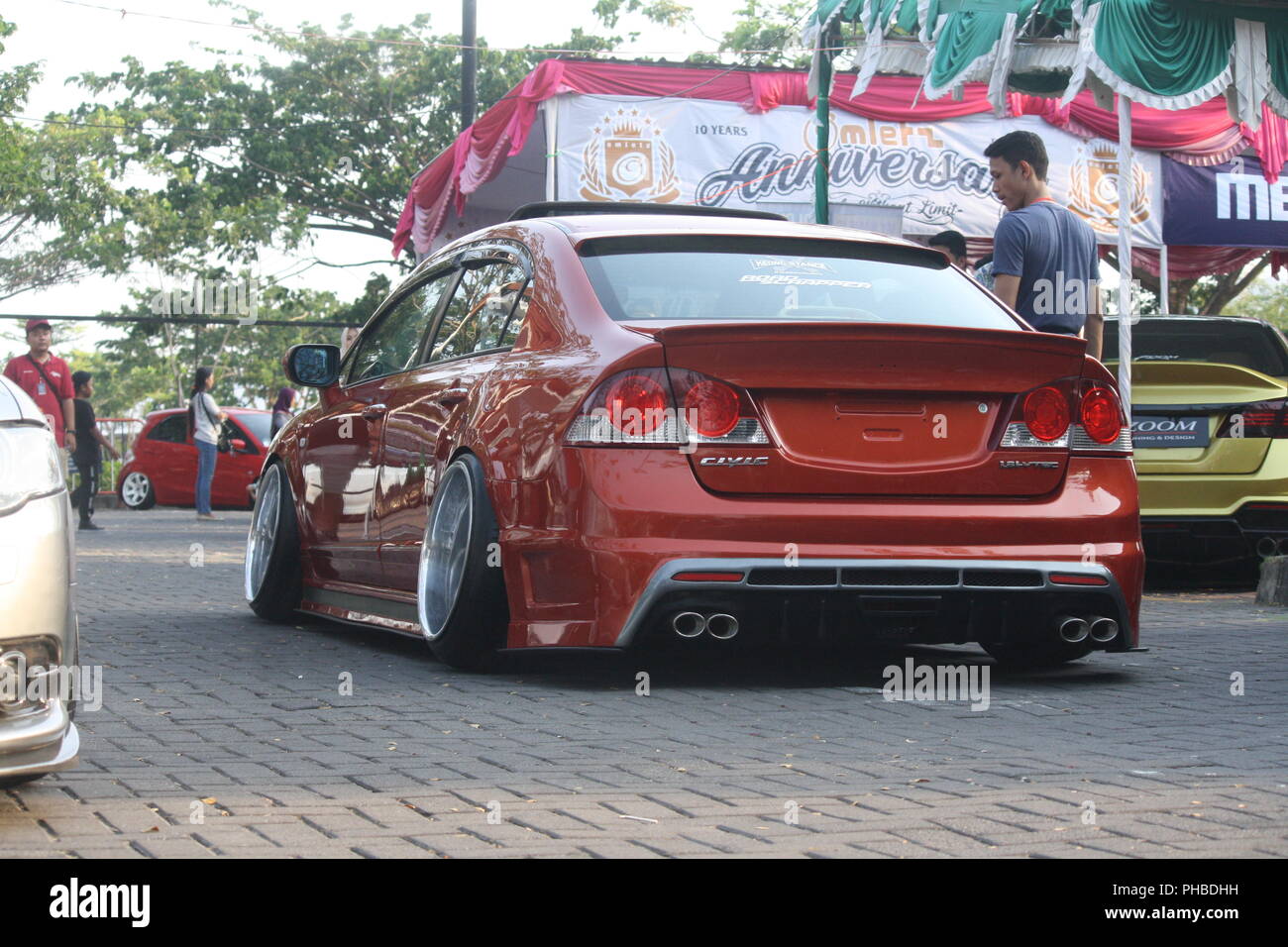 ALL car in car meetup Indonesia Stock Photo - Alamy